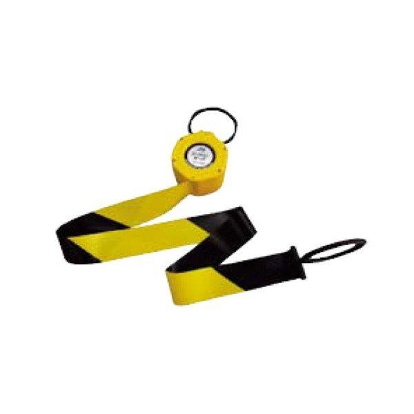 巻き取りテープ式でコーンバーの煩雑さを解消 テープ式なので自由に長さ調整が可能