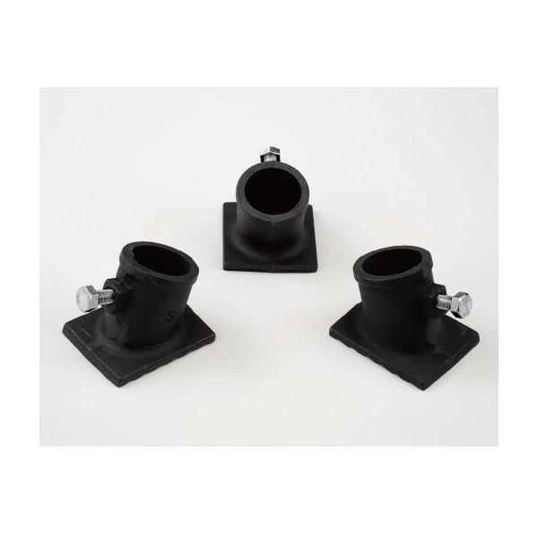 三脚用スパイク（すべり止め）単管：48.6φ用、1セット3個入りすべり止め（スパイク）はロープで固定して使用してください。