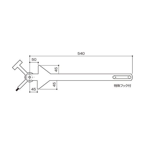 マンホールオープナー。