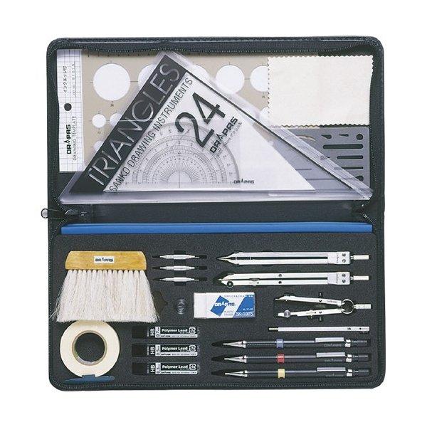 オール・イン・ワン製図器 10本組 25品。