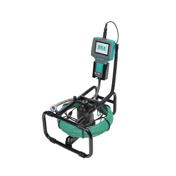 対角150.8°の広角レンズを採用。管壁もより鮮明に。白色LED8灯で鮮明な画像を実現。90°エルボ2箇所の通過（VU40）が可能。（管内の状態による）カメラヘッドは防水構造（IP68）で、水中使用もOK。（水深10m）録画機能を搭載し静止...