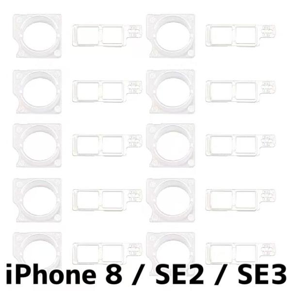 iPhone8 / iPhoneSE2 / iPhoneSE3 インカメラリング + 近接センサー ブラケット 100個 セットiphone アイフォン アイフォーン アイホン アイホーンiphonese第3世代 iphonese第三世代 ...