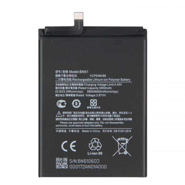 XiaomiPOCO X3対応 バッテリーBN61 6000mAh surya MZB07Z MZB9965IN M2007J20CIxiaomi 小米 RedmiNote Redmi Note シャオミ シャオミー シャーオミ レッドミー...