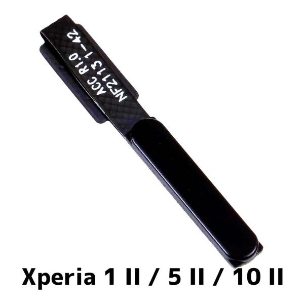 Xperia 1 II / 5 II / 10 II 指紋センサー ブラック 黒sony ソニー Xpria エクスペリア スマートフォン スマホ指紋センサー 指紋スキャナー 指紋認証 指紋 認証 センサー スキャナー touchid to...