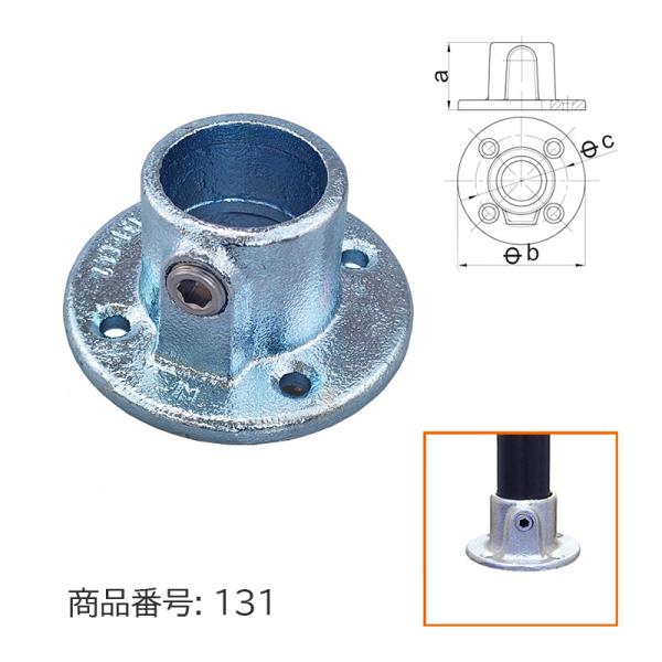 31.8mm 32mm パイプジョイント内径：35mm外径31.8〜34mmのパイプにご利用いただけます。材質：鋳鉄表面処理：溶融亜鉛メッキ、 電気メッキレンチのサイズは6mmもしくは1/4"となります。対応レンチが必要の際は弊店販売の「3...