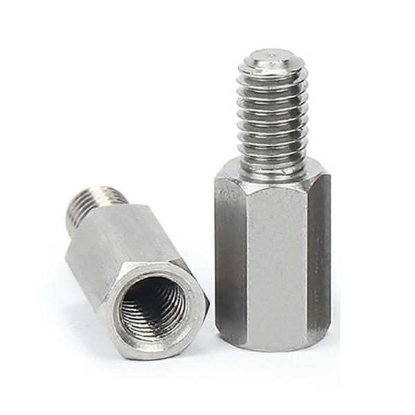 オスねじサイズ：M6 x 1.0メスねじサイズ：M8 x 1.25オスねじ長さ：10mm全長：30mm※工場の製作過程により長さに若干の公差がありますので、完璧な表記長さをお求めの方はご遠慮ください。二面幅：13mm入数：2個材質：304ス...