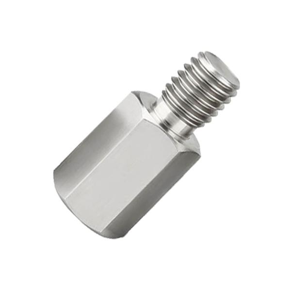 ねじサイズ：M6 x 1.0雄ねじ長さ：10mm全長：20mm二面幅：10mm入数：2本材質：304ステンレス鋼画像は表記サイズと異なる代表画像を使用している場合がございます。※工場の製作過程により長さに若干の公差がありますので、完璧な表記...