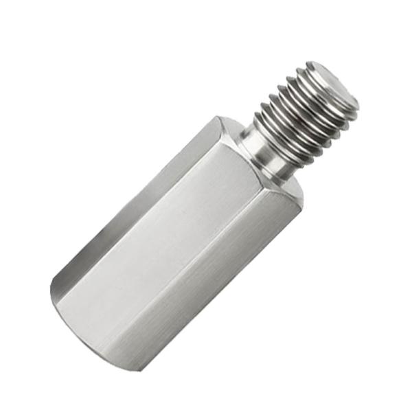 ねじサイズ：M6 x 1.0雄ねじ長さ：10mm全長：30mm二面幅：10mm入数：2本材質：304ステンレス鋼画像は表記サイズと異なる代表画像を使用している場合がございます。※工場の製作過程により長さに若干の公差がありますので、完璧な表記...