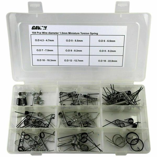 材質：ばね鋼線径：1mm入数：52種類 各2個形状、サイズについては画像を参照してください。画像は表記サイズと異なる代表商品を使用している場合がございます。