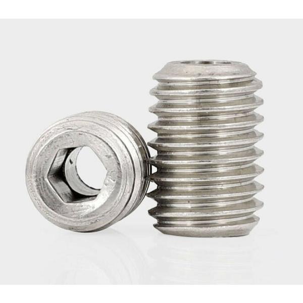 六角穴付き中空頭無しボルト呼び寸：M6ピッチ：1.0mm長さ：6mm穴径：3mm入数：2個材質：304ステンレス鋼画像は表記サイズと異なる代表商品を使用している場合がございます。