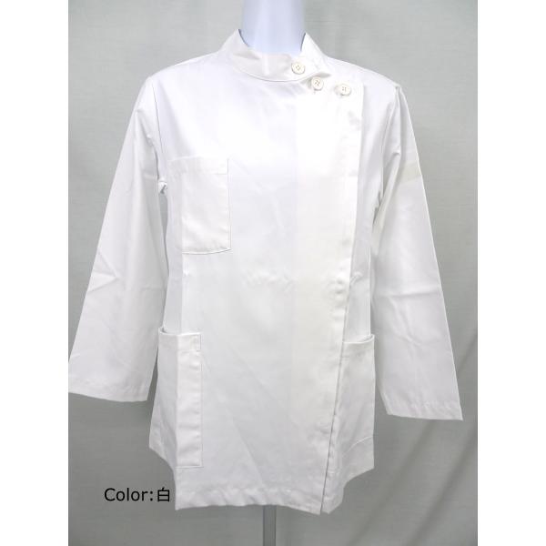 ●メーカー：住商モンブラン●品番：72-351●商品名：女性ケーシー【中古】●カラー： 白●サイズ：・M(着丈:69 バスト:98 肩幅:39 長袖:53)・L(着丈:70 バスト:102 肩幅:40 長袖:54)・LL(着丈:70 バスト...