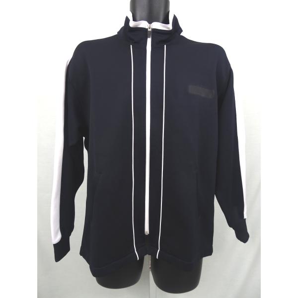 ●メーカー：シャロレー●品番：6512-89●商品名：男女兼用オープンジャケット【中古】●カラー： 濃紺●サイズ： ・ S(バスト:110 着丈:64 肩幅:48 袖丈:52)・M(バスト:115 着丈:66 肩幅:50 袖丈:55)●素材...