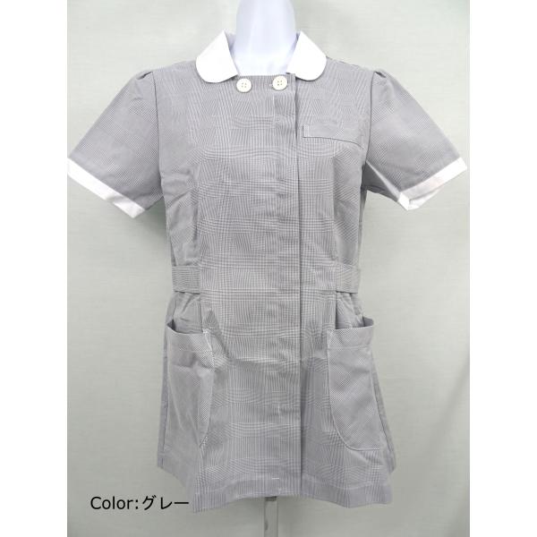 ●メーカー：ナガイレーベン●品番：GC-2202●商品名：実習チュニック●カラー：グレー●サイズ： ・S(着丈:68 胸囲:92 肩幅:37 袖丈:21)・M(着丈:70 胸囲:96 肩幅:38 袖丈:22)・L(着丈:72 胸囲:100 ...