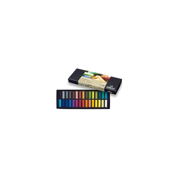ソフトパステルとはパステルは顔料を少量の糊材で固めた棒状絵具です。筆やパレットを使わず直接紙に描ける絵具です。ソフトパステル