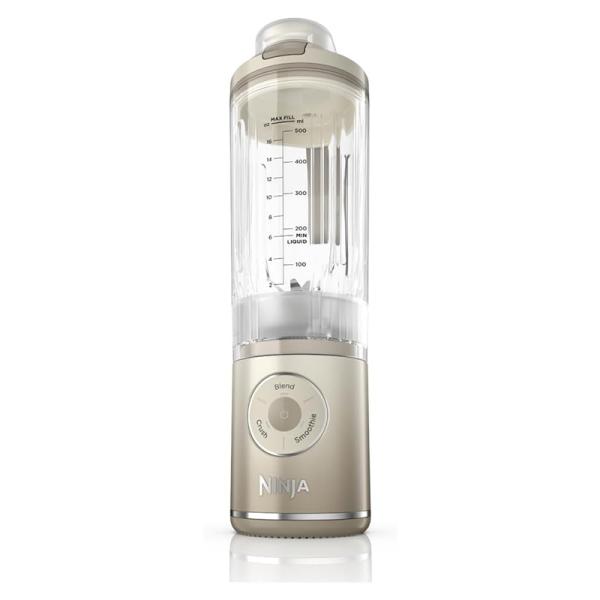 【商品の特徴】コードレスでどこでも使える充電式ミキサー氷も砕けるパワフルな8枚刃搭載3つのAuto-iQプログラムで自動調理（Blend／Crush／Smoothie）530mlの大容量で家族分も一度に作れる軽量＆ストラップ付きで持ち運びに...