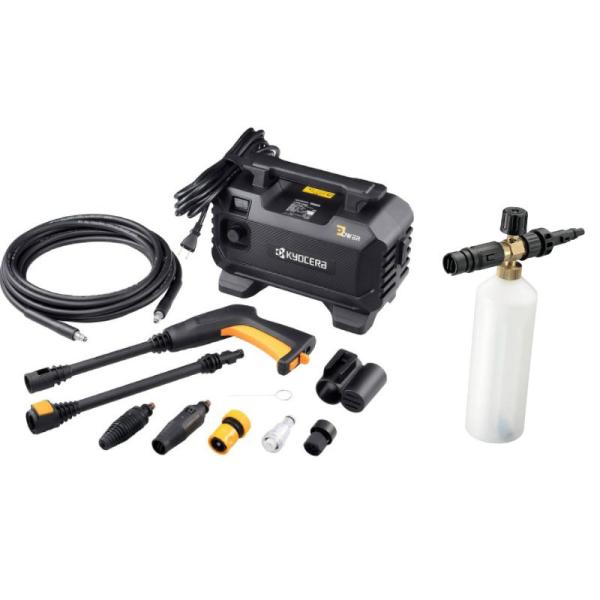 【商品の特徴】京セラ製高圧洗浄機AJPN-1220で強力洗浄、家庭や屋外の頑固な汚れに対応 バリアブル泡ノズルタンクで泡洗浄が可能、洗浄力をさらに強化 高圧ホース15m対応で広範囲の洗浄作業に便利コンパクト設計で収納しやすく、持ち運びも簡単...