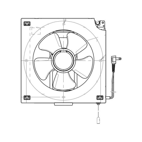 【商品特徴】・居室用・排気・ワンタッチで羽根をはずせます。・室内側寸法（ルーバー寸法）35×35×厚7.7cm・消費電力（50/60Ｈｚ）強13/16.5W 弱11/12W※高気密住宅、外風の強い場所や3階以上の中高層階には設置しないでくだ...