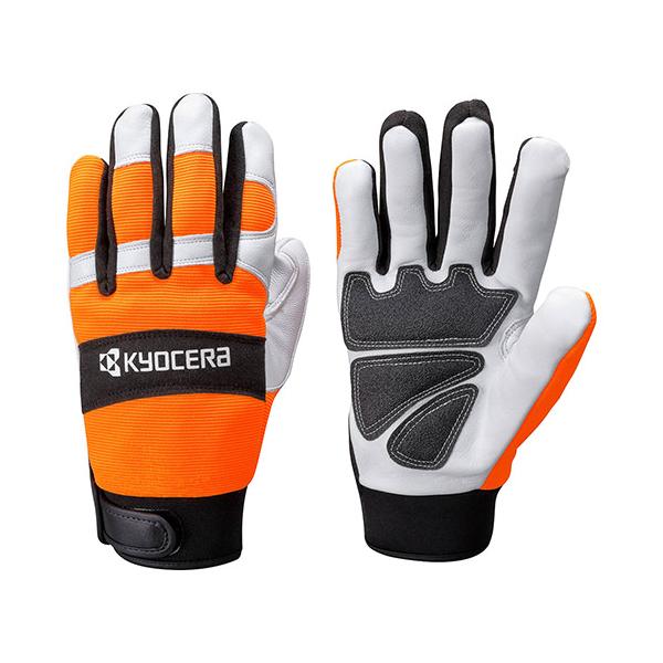 【商品の特徴】刃に近い左手側に防護繊維を使用した、チェンソー使用時の防護手袋です。チェンソー使用時の手の防護。チェンソーの刃が当たると、繊維の束が引き出されて駆動軸に巻き付き回転が止まります。 欧州規格Class1(20m/s)の防護繊維を...