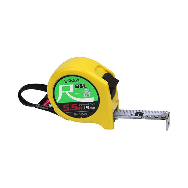 【商品の特徴】尺目盛が読みやすいオリジナルデザインテープを採用したコンベックスです。長さの測定。尺相当目盛テープのコンベックスです。ケガキ面に必ず、尺相当目盛がメインで使える、オリジナル配置です。テープ引き込みスピード調整ブレーキボタン付で...
