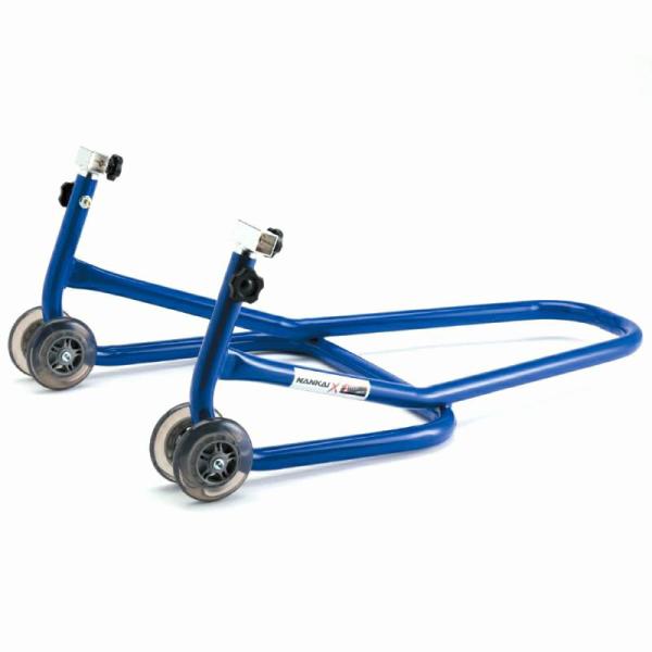 【商品の特徴】バイクの通常メンテナンスや長期保管に必携のリア用スタンド軽い力でらくらくリフト可能、女性でも簡単に使用可能リッターバイクなどの重量車にも対応トランスポーターにも使用可能ナットホルダー採用で緩み防止センタースタンドよりも簡単にス...