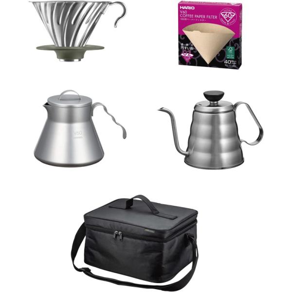 【商品の特徴】・家でも外でも、こだわりの本格コーヒーを愉しみたい。・アウトドア仕様のコーヒー器具シリーズが新たに誕生。・本格的なコーヒーを外でも中でも楽しめる、新しいV60シリーズ「HARIO OUTDOOR」。・アウトドアコーヒー入門のベ...