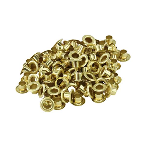 【商品の特徴】真鍮製なのでアルミ製に比べ、変形が少なく、強力なカシメが持続するハトメ玉です。厚紙・布・ビニール・レザー・皮革などの穴の補強・補修作業。その他、服飾などの穴の補強やアクセントに使用できます。使用用途以外では使用しないでください...
