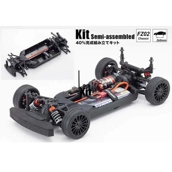 【商品の特徴】人気の高いオプションパーツを標準装備したレース参戦のベース車両としても最適なシャシーキット【商品の仕様】■全長 375mm■全幅 200mm/190mm■グランドクリアランス 約8mm■ホイールベース 260mm■トレッド（1...