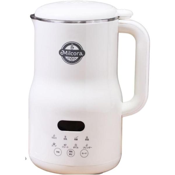 【商品の特徴】豆乳・ナッツミルク・スープ・おかゆなど多彩なメニューに対応材料を入れてボタンを押すだけの簡単操作＆自動調理コンパクト＆ホワイトカラーでキッチンに自然になじむステンレス304使用で衛生的手作り豆乳で添加物なし、健康・美容・ダイエ...