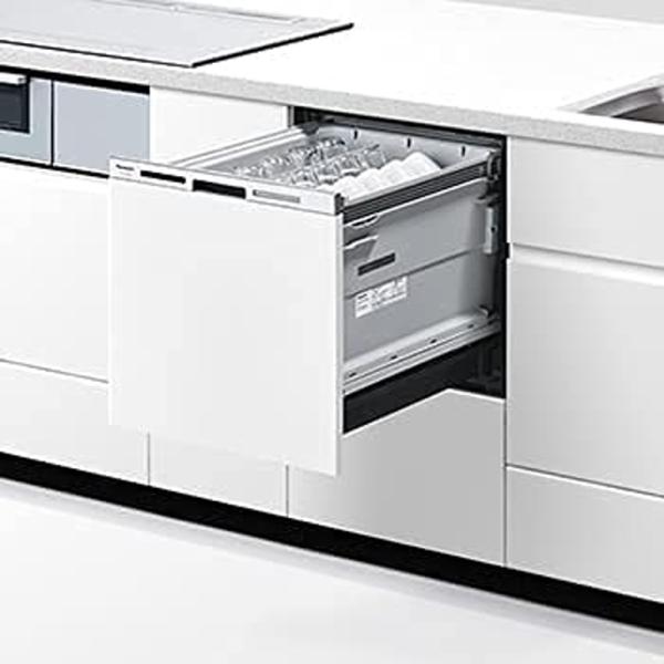 【商品の特徴】※こちらの商品はドア面材型です。ドア面材は別売品の為、商品には付属しておりません※商品写真はシステムキッチンのドア面材（別売品）をセットしたイメージです・ハイグレードモデルのビルトイン食器洗い乾燥機（ミドルタイプ）・全コースの...