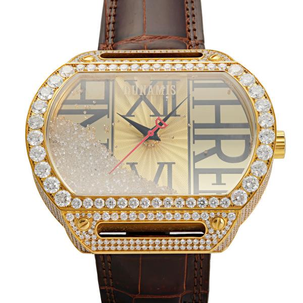 【お問い合わせ商品ID】W237846【型番】HE-Y5【商品名】デュナミス DUNAMIS ヘラクレス HE-Y5 ゴールド文字盤 中古 腕時計 メンズ【ブランド】デュナミス (DUNAMIS)【文字盤】ゴールド【素材】ステンレス（イエロ...