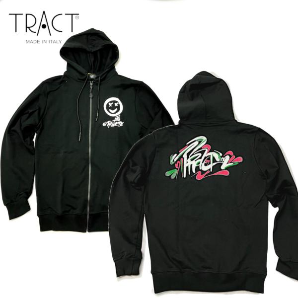 TRACT(トラクト)ジップアップパーカー商品品番：TRF212NZHDカラー：ブラック素材：綿100%付属品：M - 着丈 69.5cm / 身幅 54cm / 肩幅 46cm / 袖丈 64cmL - 着丈 70cm / 身幅 58cm...