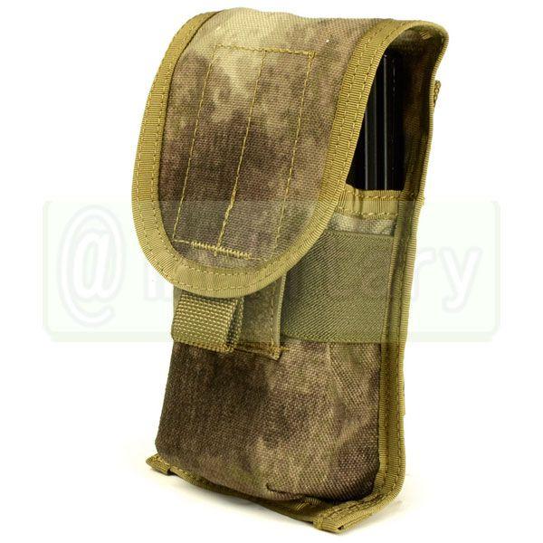 サバイバルゲーム(サバゲー)でも人気の高いFLYYE社製の装備品。M4やM16等のエアガン用マガジンを収納できるマグポーチです。MOLLEシステム対応のプレートキャリア等に取り付けることが可能です。