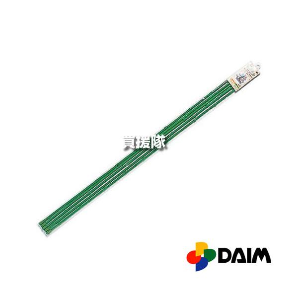 納期について：【取寄】通常3〜5日の発送予定(土日祝除く)メーカー：第一ビニール(DAIM)自由に曲がるカラー鉄線です。■仕様  品名:みどり竹 直径5.5mm×75cmメーカー:第一ビニール(DAIM)数量:5本入りサイズ(外径×長さ):...