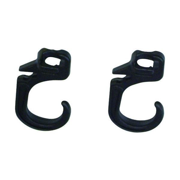 納期について：取寄品3〜5営業日目発送予定★欠品時除くメーカー名：トラスコ中山(株)【 特長 】・荷台などの引掛けに必要なフックです。【 用途 】・イージーロープ用フック。【 仕様 】品名:TRUSCO イージーロープ用フック 2個入品番:...