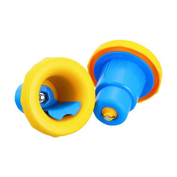 納期について：取寄品3〜5営業日目発送予定★欠品時除くメーカー名：トラスコ中山(株)【 特長 】・ストレッチフィルムの紙管の上下にセットして使用できます。・ストレッチフィルムの巻き付けの際、ひっぱり強度を調節することができます。(中の青色の...