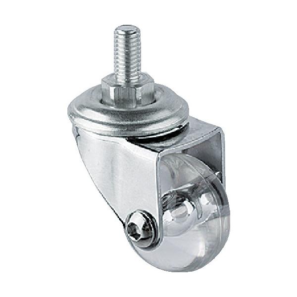 納期について：取寄品3〜5営業日目発送予定★欠品時除くメーカー名：SAMSONG CASTER【 特長 】・クリアービジュアルで外観性に優れたデザインキャスターです。【 用途 】・小物、イス、木製クラフト、玩具のホイール用【 仕様 】品名:...