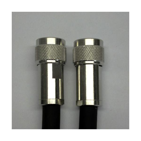 ●フジクラ 50Ωデジタル無線ケーブル・8D-FB-LITE・黒色・7ｍ・両端NP型接栓コネクタ付・デジタル対応・市町村防災、行政、消防、アマチュア無線対応・1本