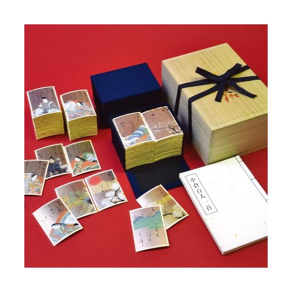 光琳かるたの豪華さ、華麗さはそのままに和紙で仕上げました。光琳の美をお楽しみいただけるのはもちろん、金箔紙仕上げの特別版とともに、上の句、下の句一対しかあわないということから縁起物としてお祝いにも重宝されています。セット内容読み札・取り札　...