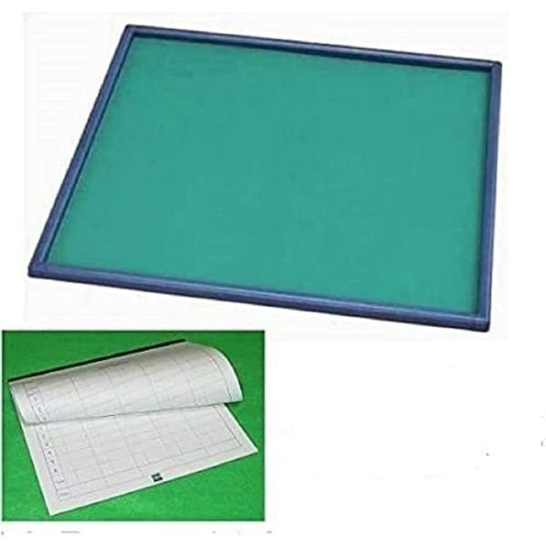 ●送料無料（別途、北海道・九州は690円　沖縄・離島は990円を頂きます）●スコア帳付　20.5x17.5cm　 ● 50枚綴り●高級麻雀マット ●ライトマット（LIGHT MAT） ■組み立て式（超簡単）■超軽量 ■販売シェア・NO１メー...