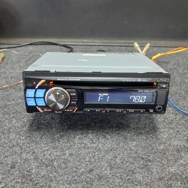 商品情報こちらの商品は中古です。商品状態はFランクになります。完全ジャンク品、車種不明商品名  ALPINE アルパイン CDE-121J 1DIN USB AUX CDプレーヤー b0739-gyr60品番  CDE-121Jシリアルナン...