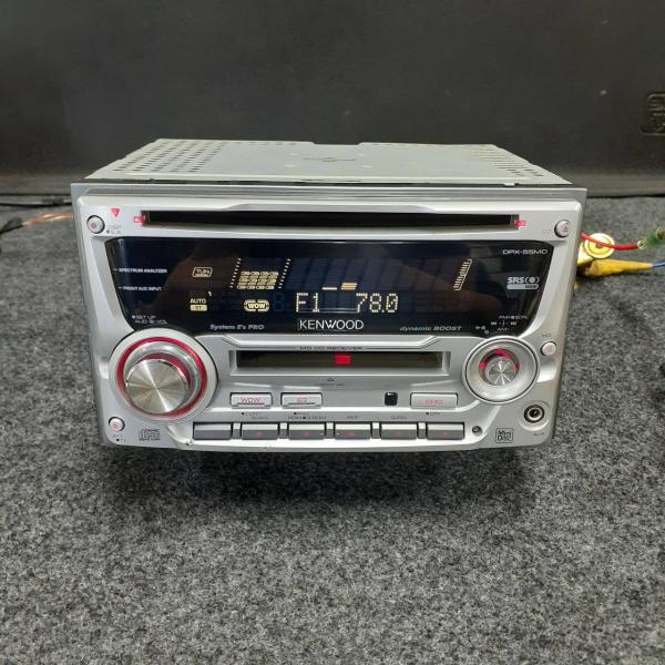 商品情報こちらの商品は中古です。商品状態はFランクになります。完全ジャンク品、車種不明商品名  KENWOOD ケンウッド DPX-55MD 2DIN CD・MDプレーヤー プレイヤー 旧車 当時物 b88086-gyr80品番  DPX-...