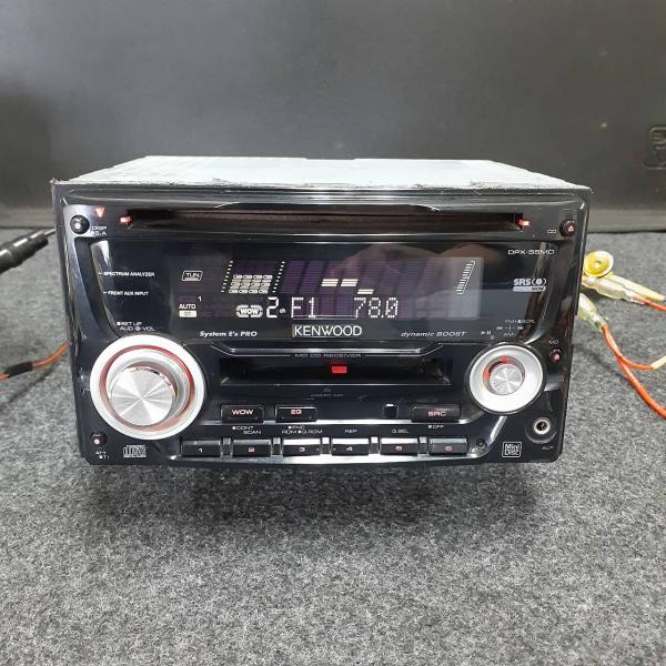 商品情報こちらの商品は中古です。商品状態はFランクになります。完全ジャンク品、車種不明商品名  KENWOOD ケンウッド DPX-55MD 2DIN CD・MDプレーヤー プレイヤー 旧車 当時物 b88088-gyr80品番  DPX-...