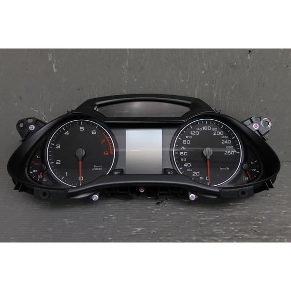 アウディ A4 アバント 右H 1.8T (8KCDN 8K) 純正 MAGNETI MARELLI スピードメーター タコメーター 83954km 8K0 920 930 M Audi p042768