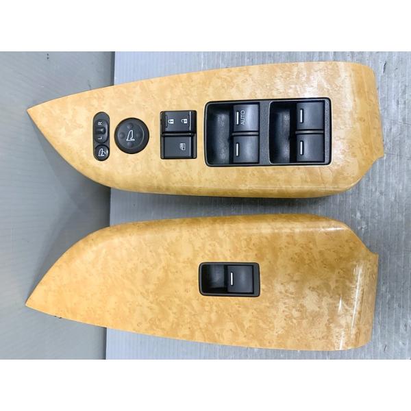 オデッセイ M 前期(RB3) 純正 パワーウィンドウスイッチ フロント 運転席 助手席 右前 左前 木目調ベゼル 35750-SLE-J11-M1 p061303 パワーウインドウスイッチ window switch PWスイッチ ウイン...