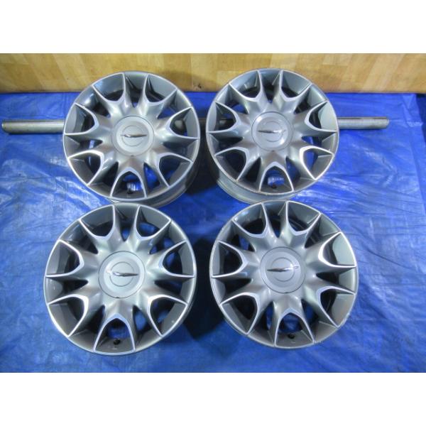 中古ホイールセットホイールクライスラー ランチャ イプシロン（ゴムバルブ新品交換済み！）(おまけナット付)16-6.5J 4H/98 ET+30 ハブ径約58mmトータル金額は落札金額プラス送料（4本地域別送料）※沖縄県全域/全国離島は送料...