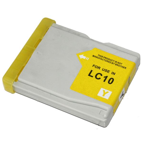 プリンター インク brother LC10Y  互換インク ブラザー工業 商品名 brother(ブラザー)対応・互換インクLC10Y イエロー　単品対応メーカー brothr(ブラザー)＜カラー品番＞LC10Y  イエロー入数：１個＜対...
