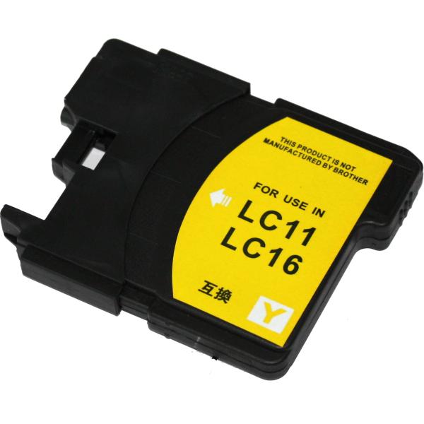 プリンター インク brother LC11-Y (LC16-Y) 互換インク ブラザー工業 LC11/16商品名 brother(ブラザー)対応・互換インクLC11Y (LC16Y) イエロー 単品  対応メーカー brothr(ブラザー...