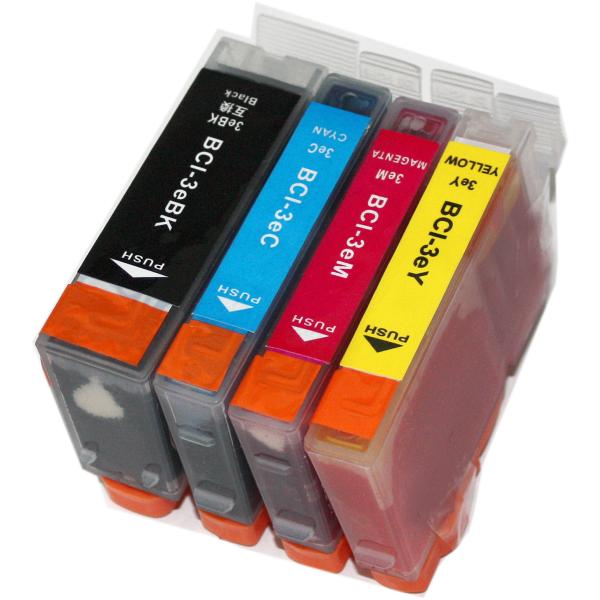 プリンター インク CANON BCI-3e インクカートリッジ商品名 Canon(キヤノン)対応・互換インクBCI-3e 4色セット対応メーカー Canon(キヤノン)＜カラー品番＞BCI-3eBK (ブラック)BCI-3eC (シアン)...