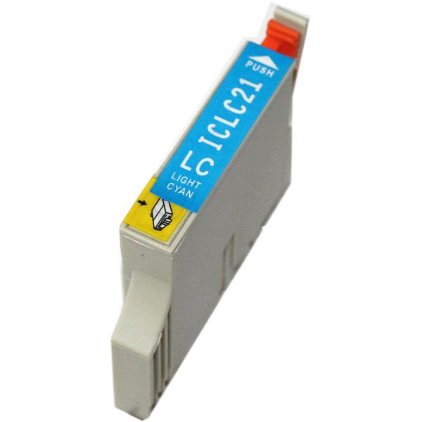 プリンター インク EPSON ICLC21 インクカートリッジ 互換インク IC21 インク商品名 EPSON(エプソン)対応・互換インクICLC21 ライトシアン  単品対応メーカー EPSON(エプソン)＜カラー品番＞ICLC21 (...