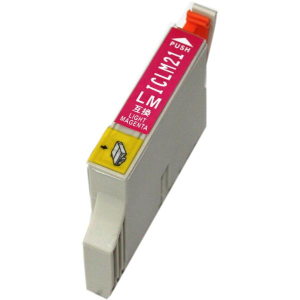 プリンター インク EPSON ICLM21 インクカートリッジ 互換インク IC21 インク商品名 EPSON(エプソン)対応・互換インクICLM21 ライトマゼンタ  単品対応メーカー EPSON(エプソン)＜カラー品番＞ICLM21 ...